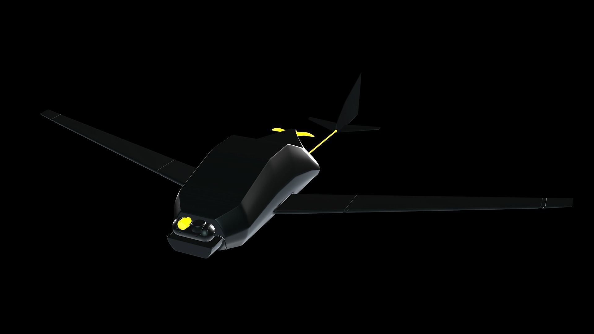 3D model UAV Military Drone 3d Model VR / AR / low-poly | CGTrader