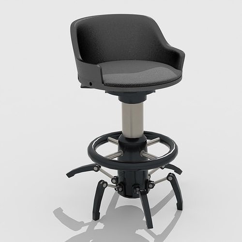 bar chair 3D model | CGTrader