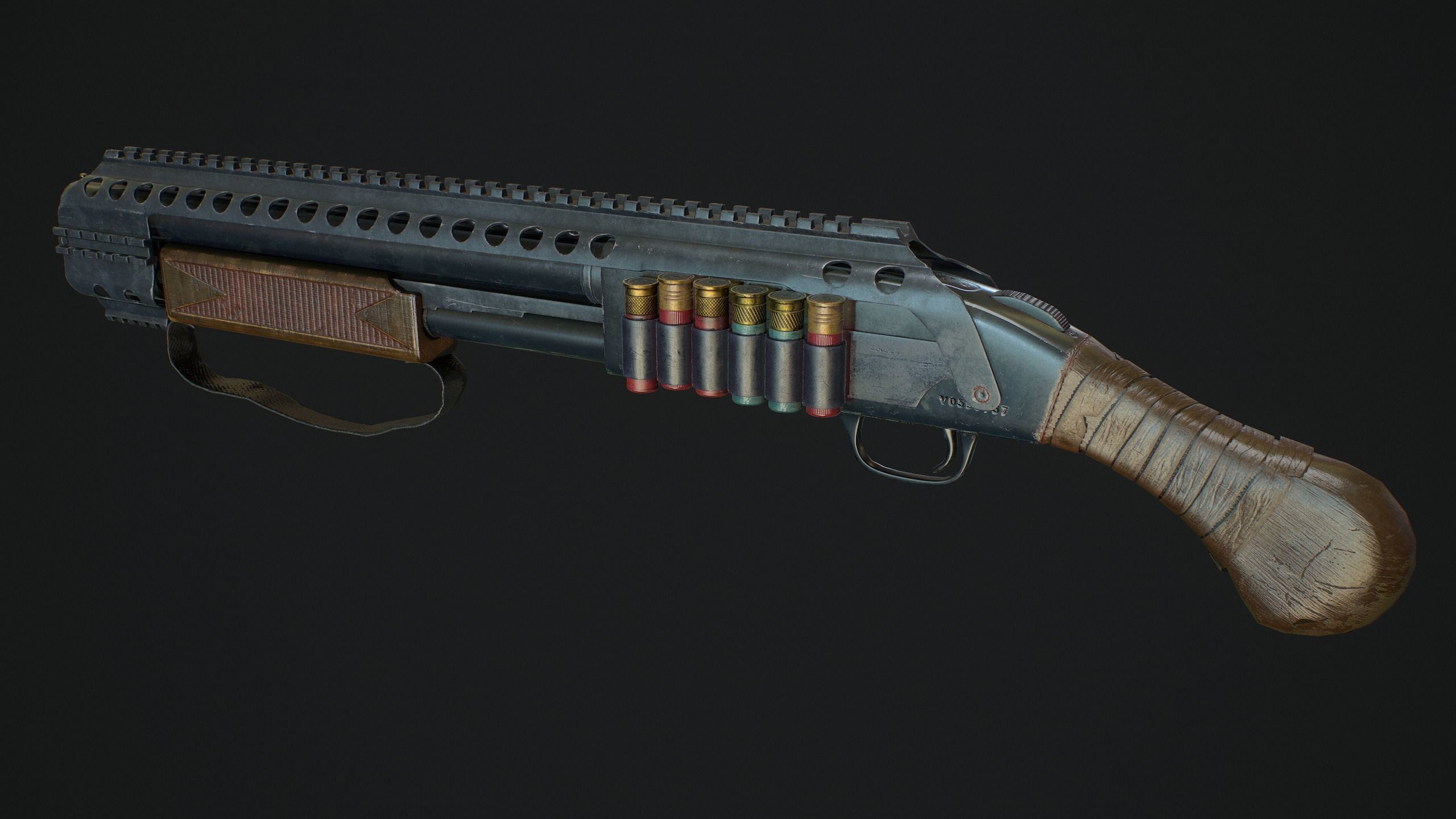 3D model Shotgun Mossberg Shockwave VR / AR / low-poly | CGTrader