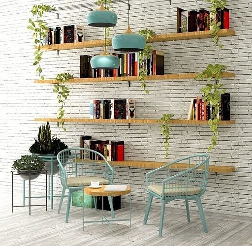 Coffee Corner - Cafe and restaurant interior design 3D model | CGTrader