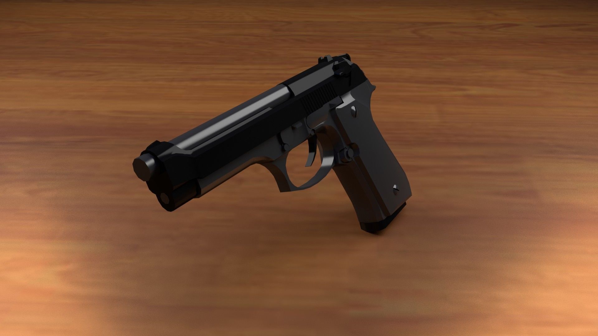 Beretta M9 free VR / AR / low-poly 3D model | CGTrader