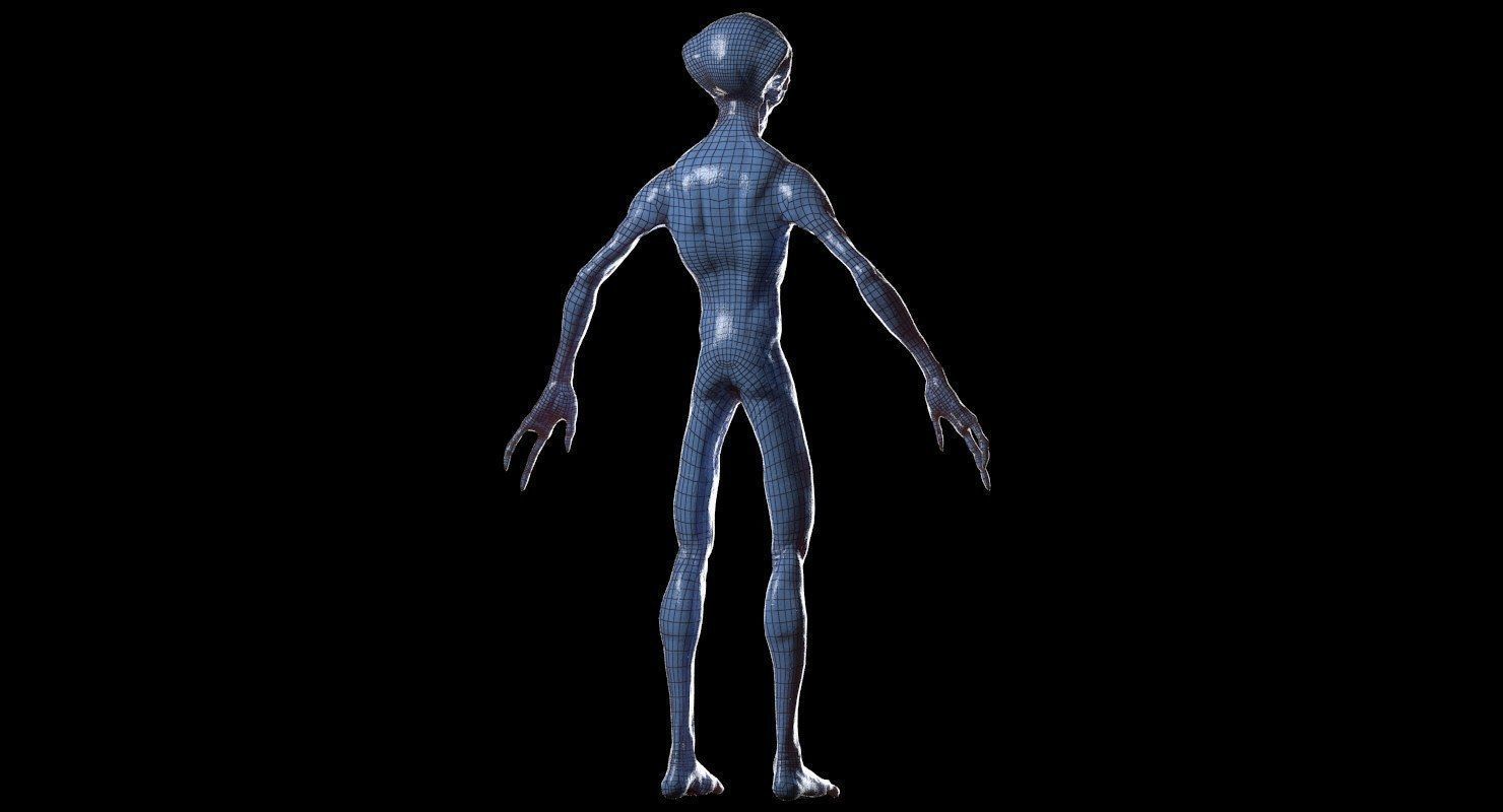 3D model Alien VR / AR / low-poly | CGTrader