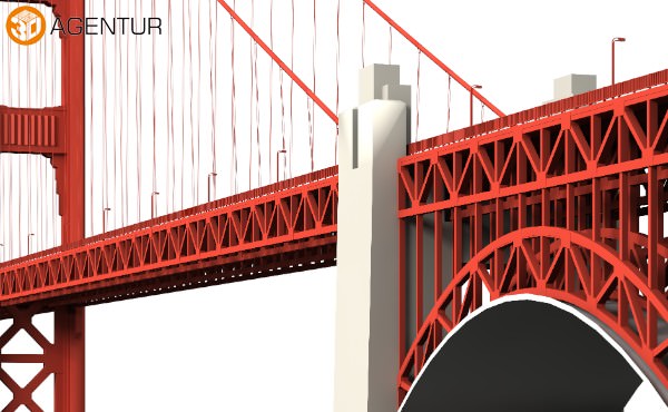 Golden Gate Bridge San Francisco - 3D Building Models 3D model | CGTrader