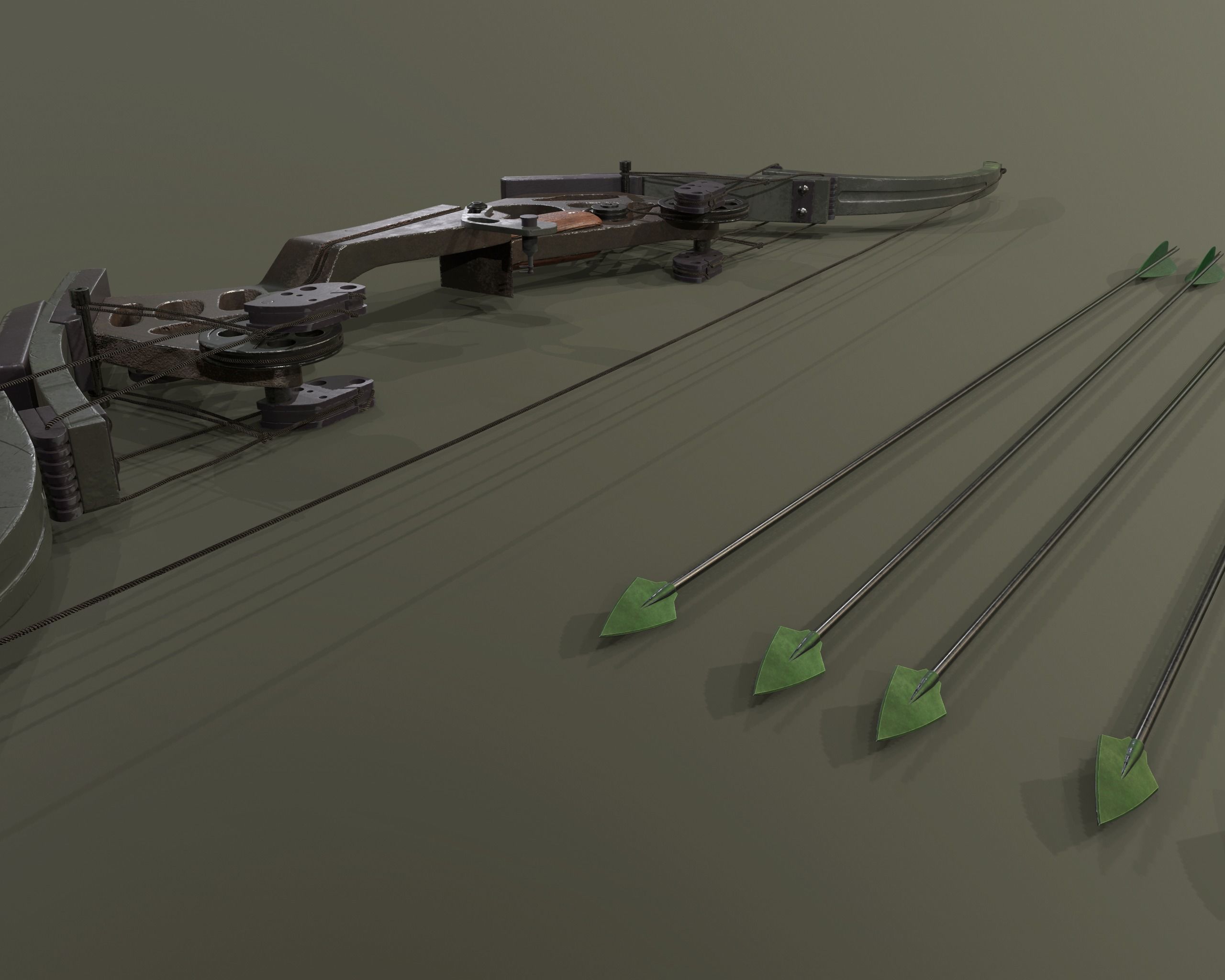 Oneida Kestrel - bow and arrow 3D model | CGTrader