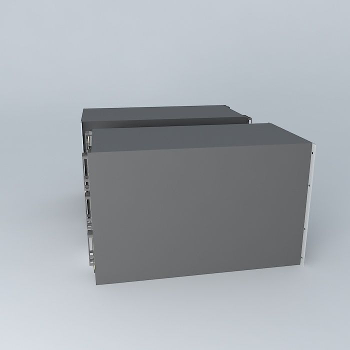 Huawei E9000 Mixed Server Blades 3D Model MAX OBJ 3DS FBX STL DAE ...