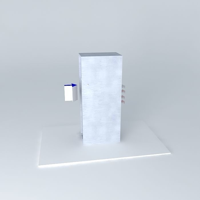 Data Center Cabinet Air Flow 3D model | CGTrader