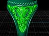 European Pattern ring 3D model 3D printable | CGTrader