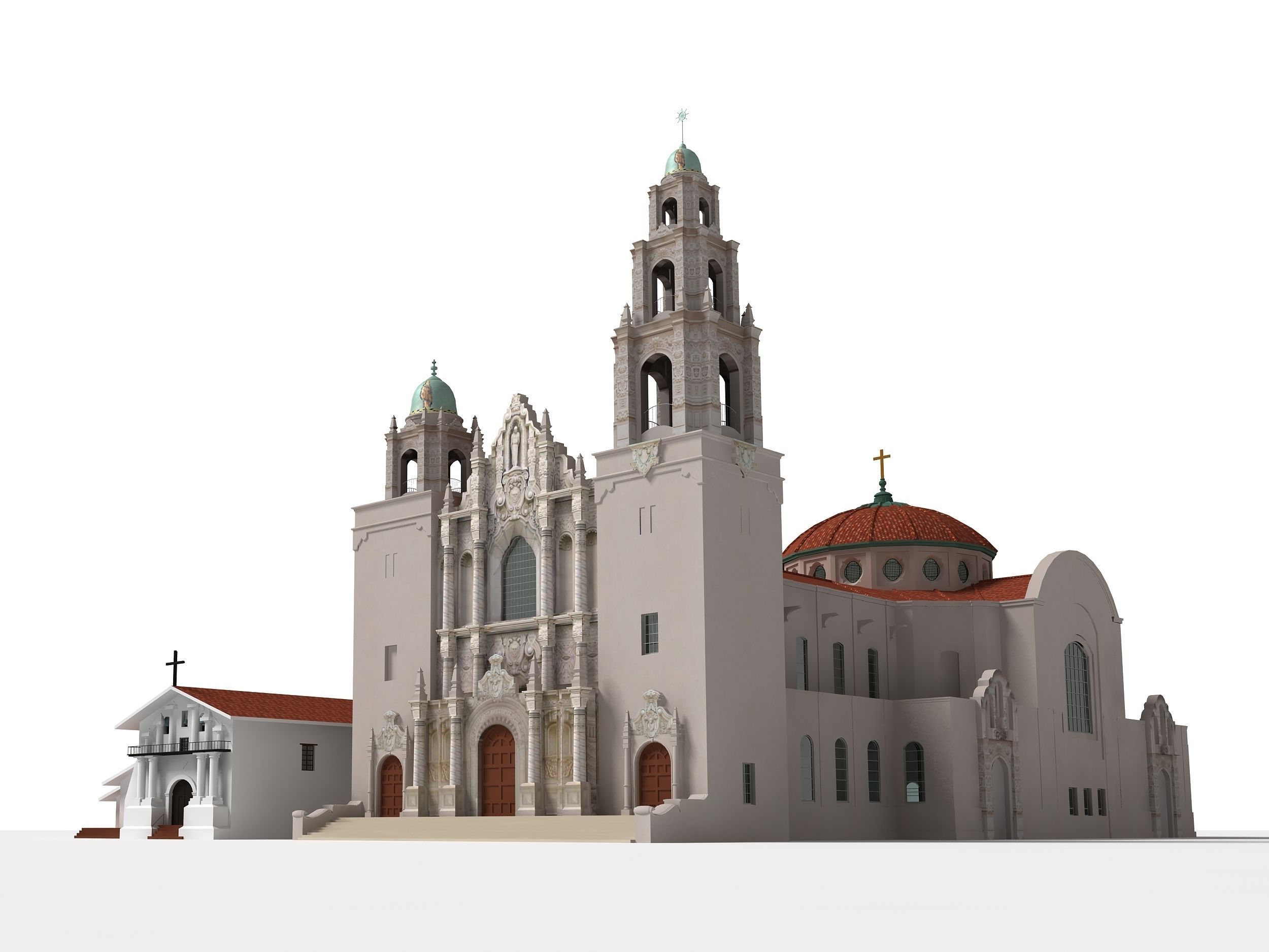 Mission San Francisco Asis 3D model | CGTrader