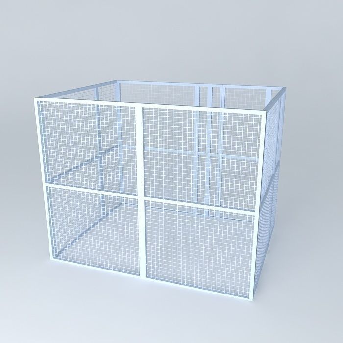 Wire Mesh Cage for Data Center Colocation 3D model | CGTrader