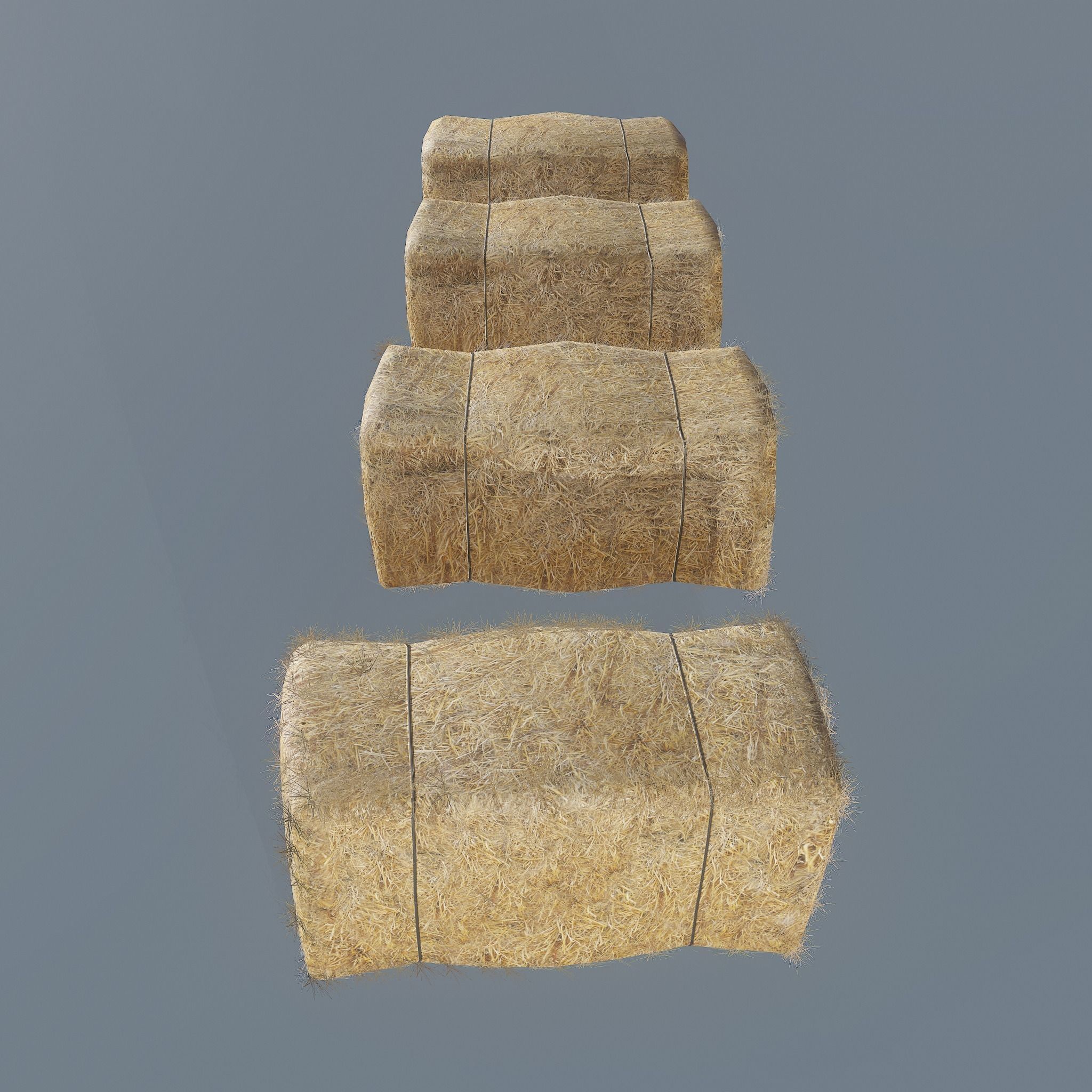 3D model Hay Bale VR / AR / low-poly | CGTrader