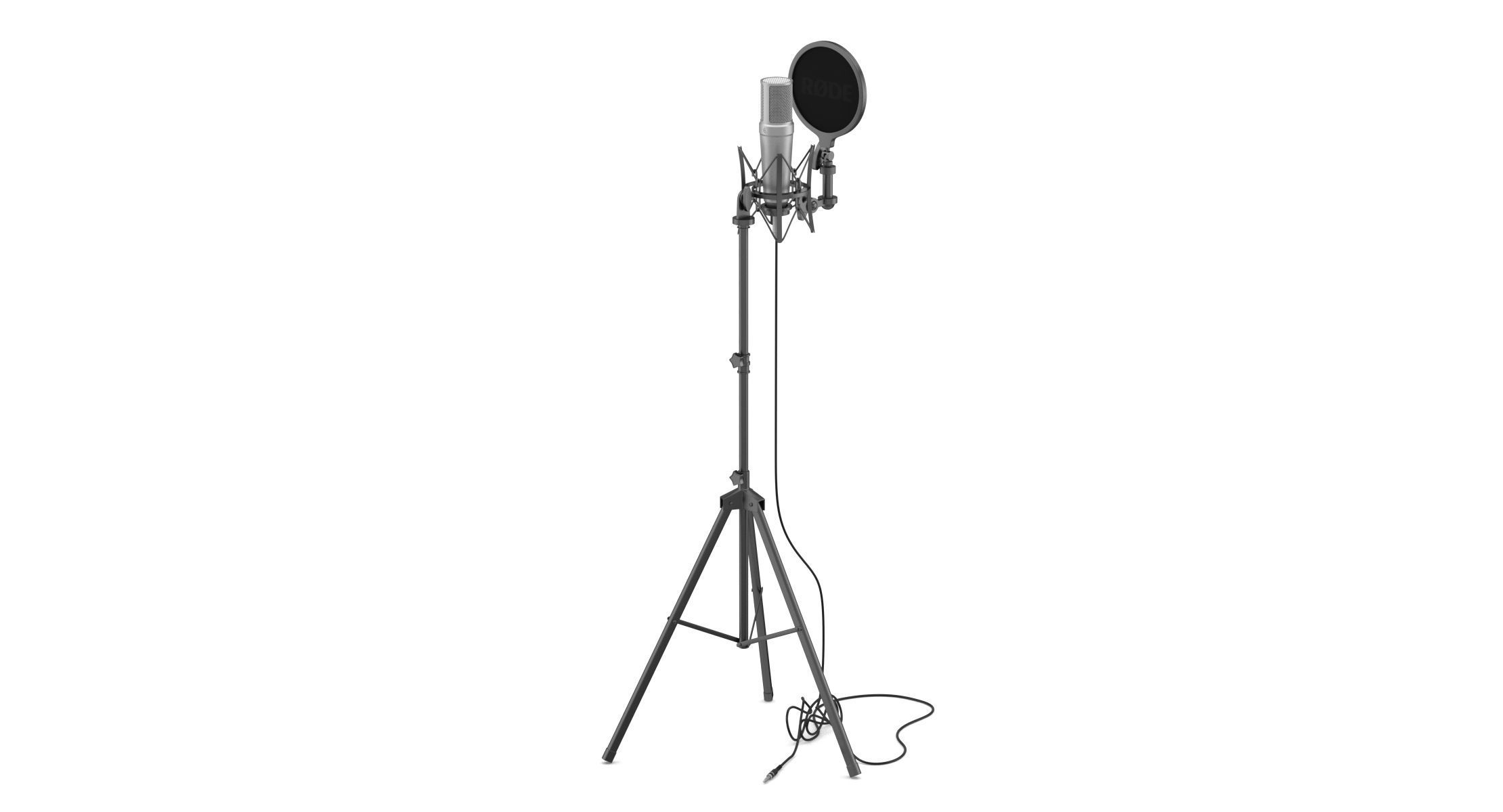 Rode Studio Microphone Stands with Filter 3D model | CGTrader