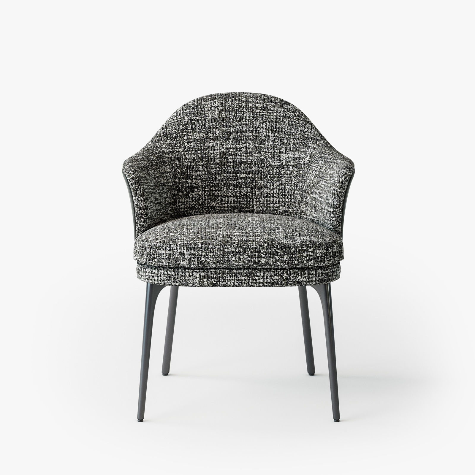 Minotti Angie dining armchair 3D model | CGTrader