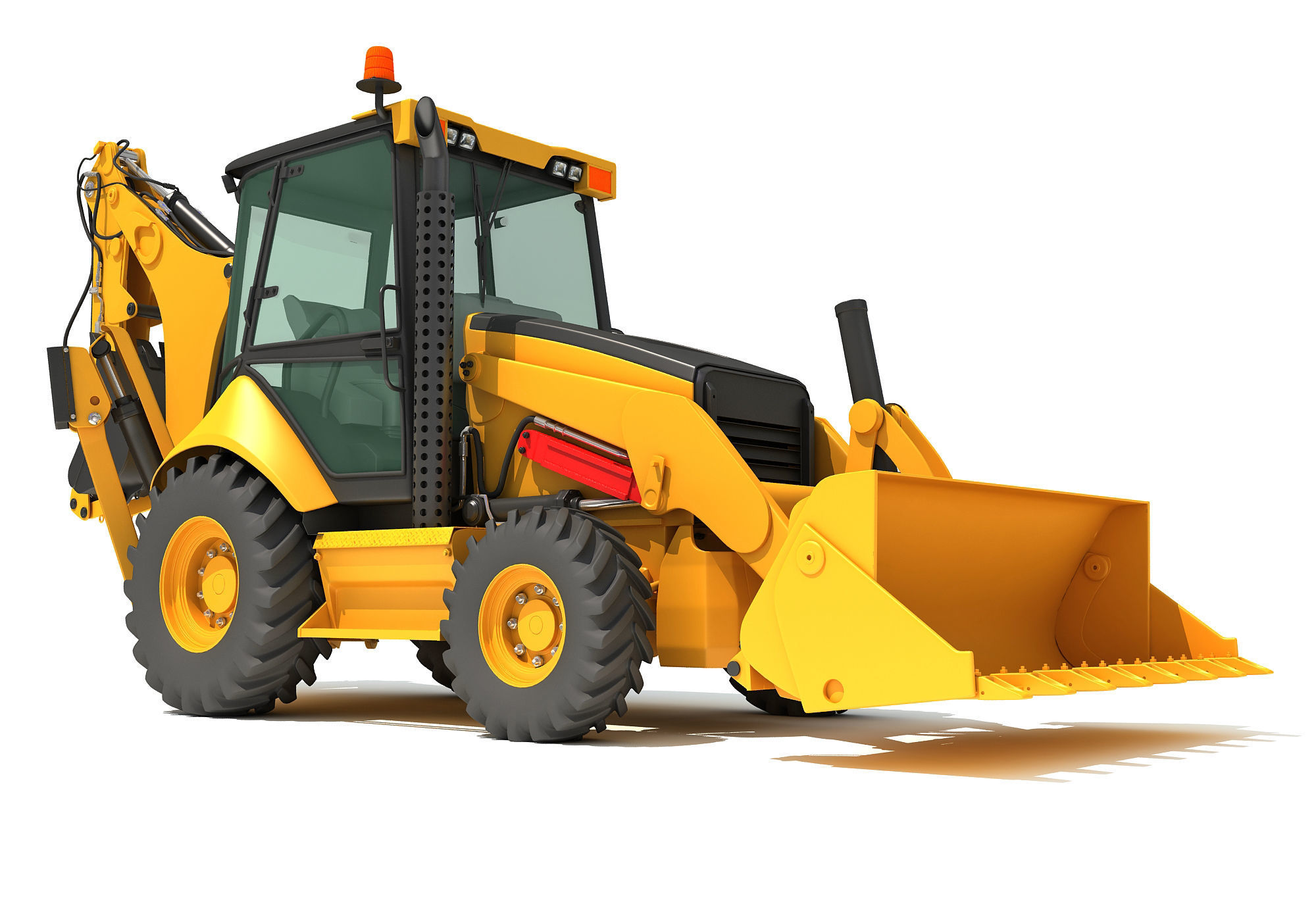 Backhoe Loader 3D Models 3D model | CGTrader