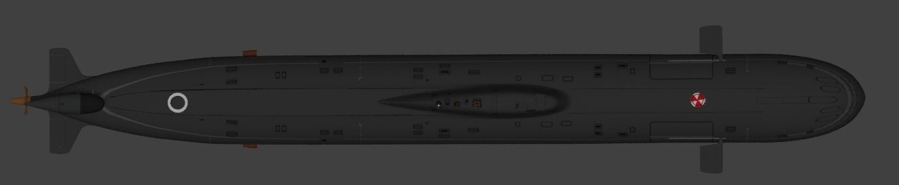 3D model project 971 akula schuka B VR / AR / low-poly | CGTrader