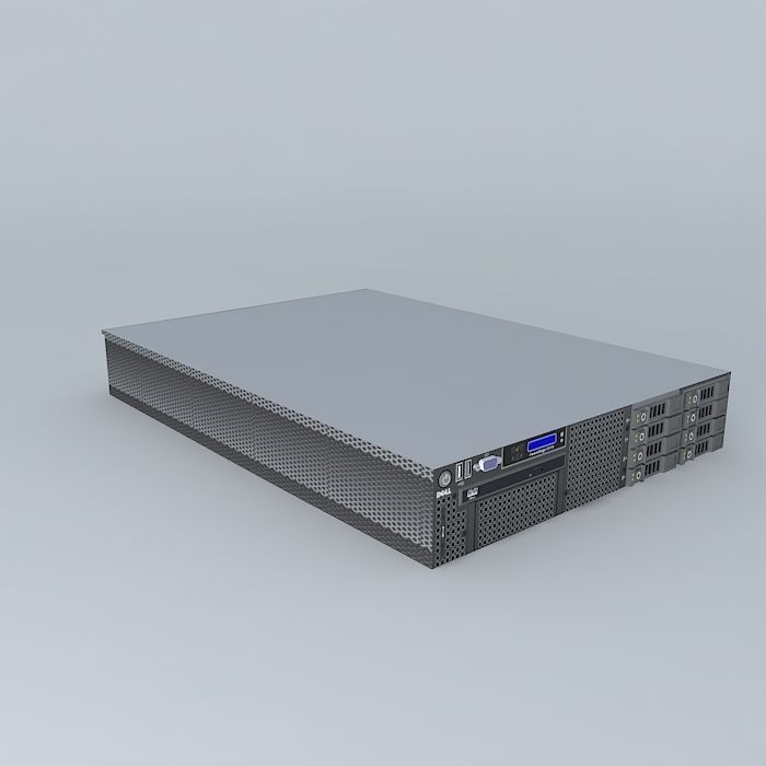 Dell PowerEdge R710 Server 3D model | CGTrader