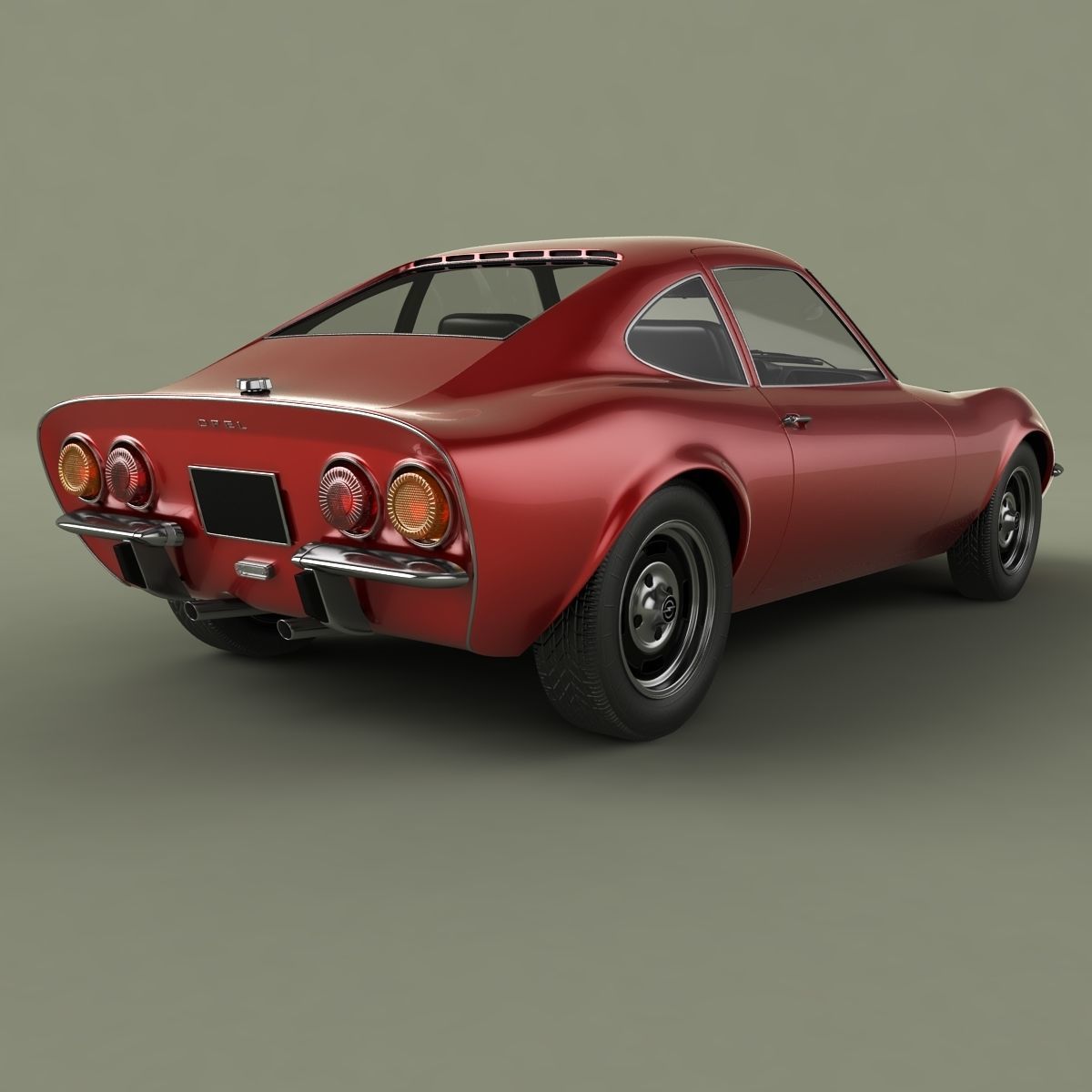 Opel GT 3D model | CGTrader