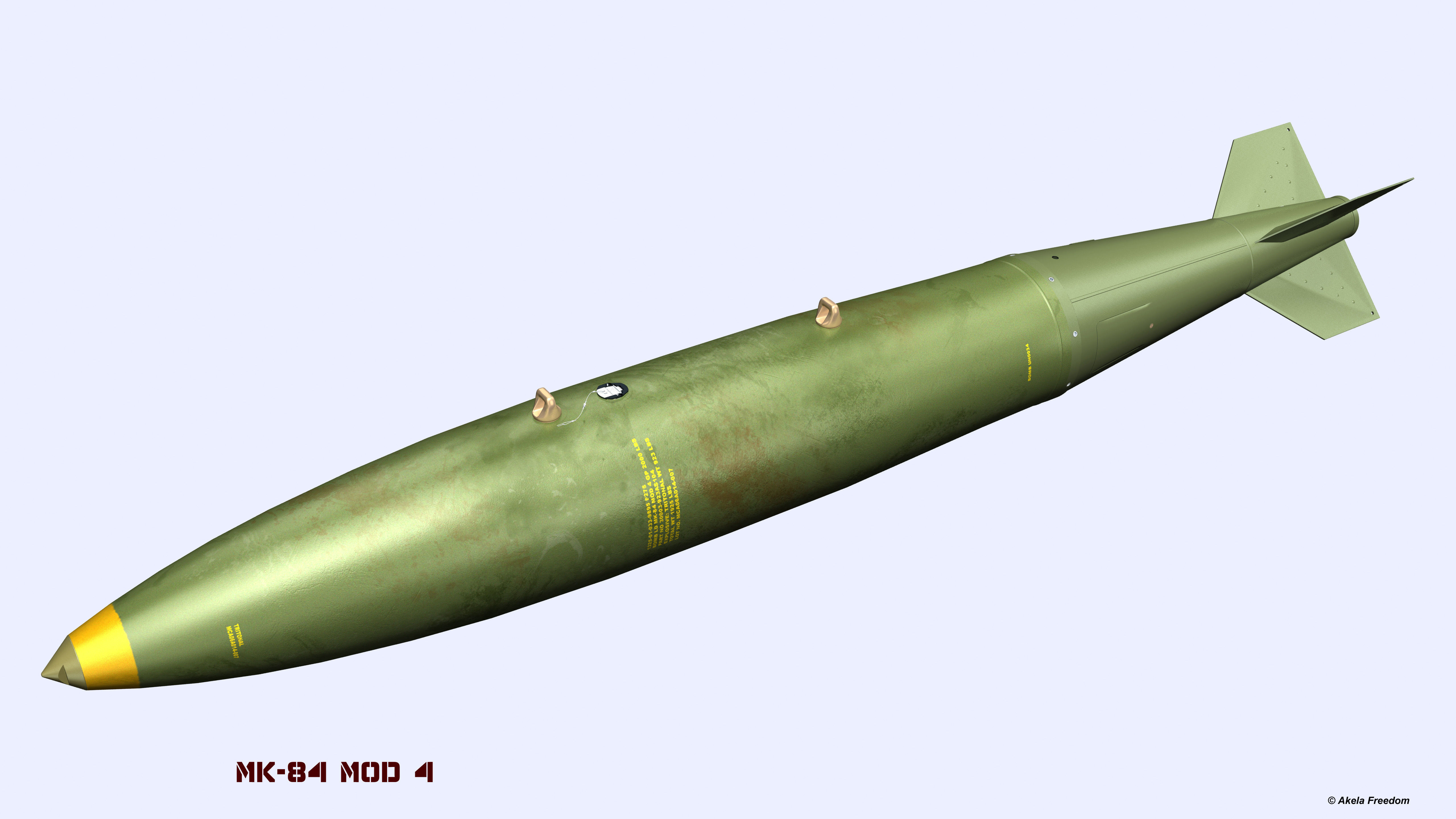 MK-84 Bomb 3D model | CGTrader