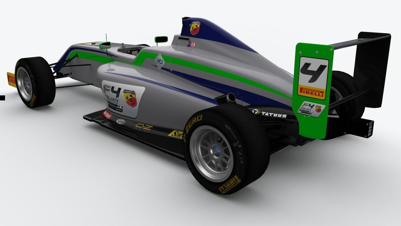 3D model Tatuus T014 - Formula 4 - abarth VR / AR / low-poly | CGTrader