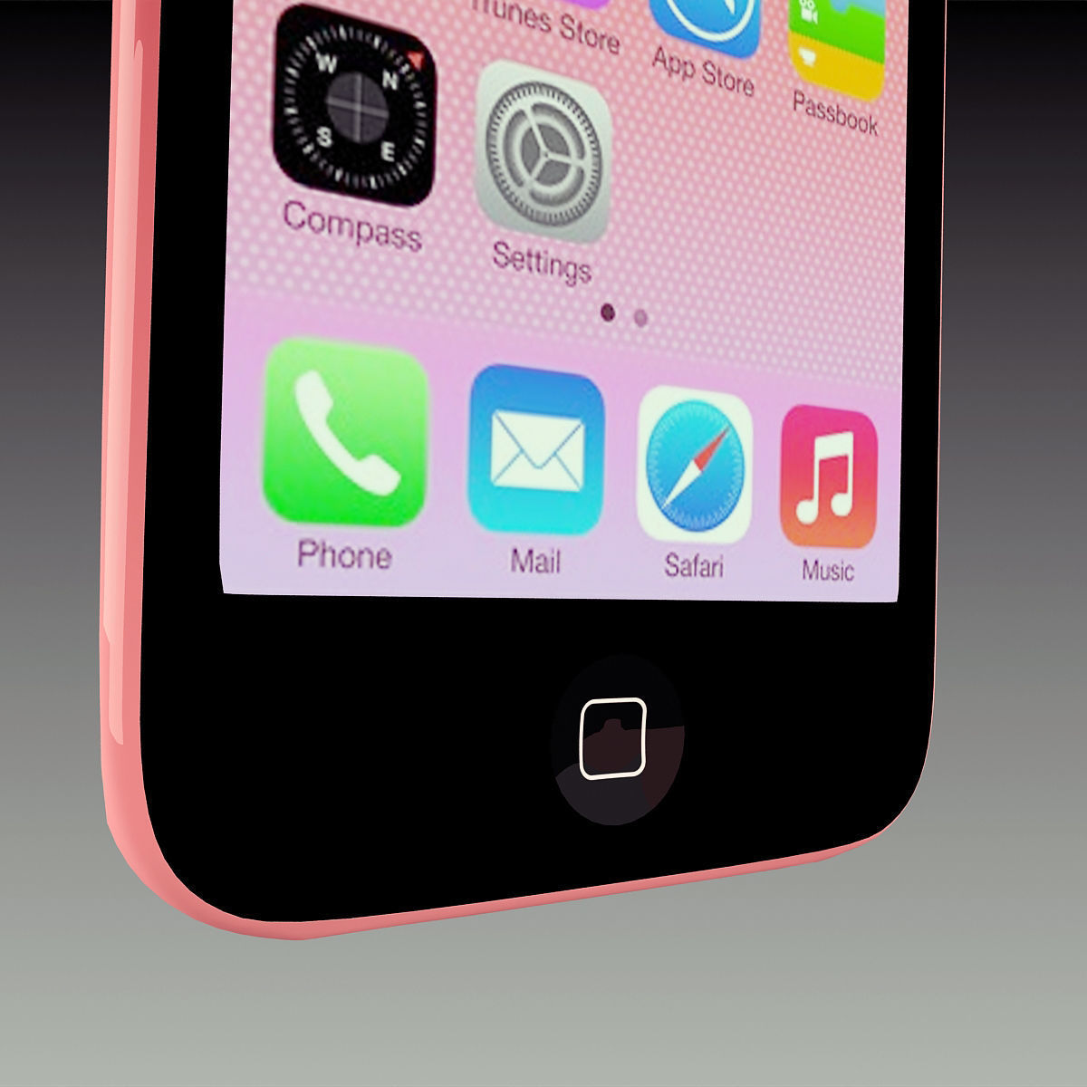 Apple iPhone 5c Red 3D model | CGTrader