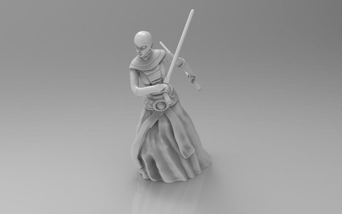 Female Space Assassin 3D model 3D printable | CGTrader