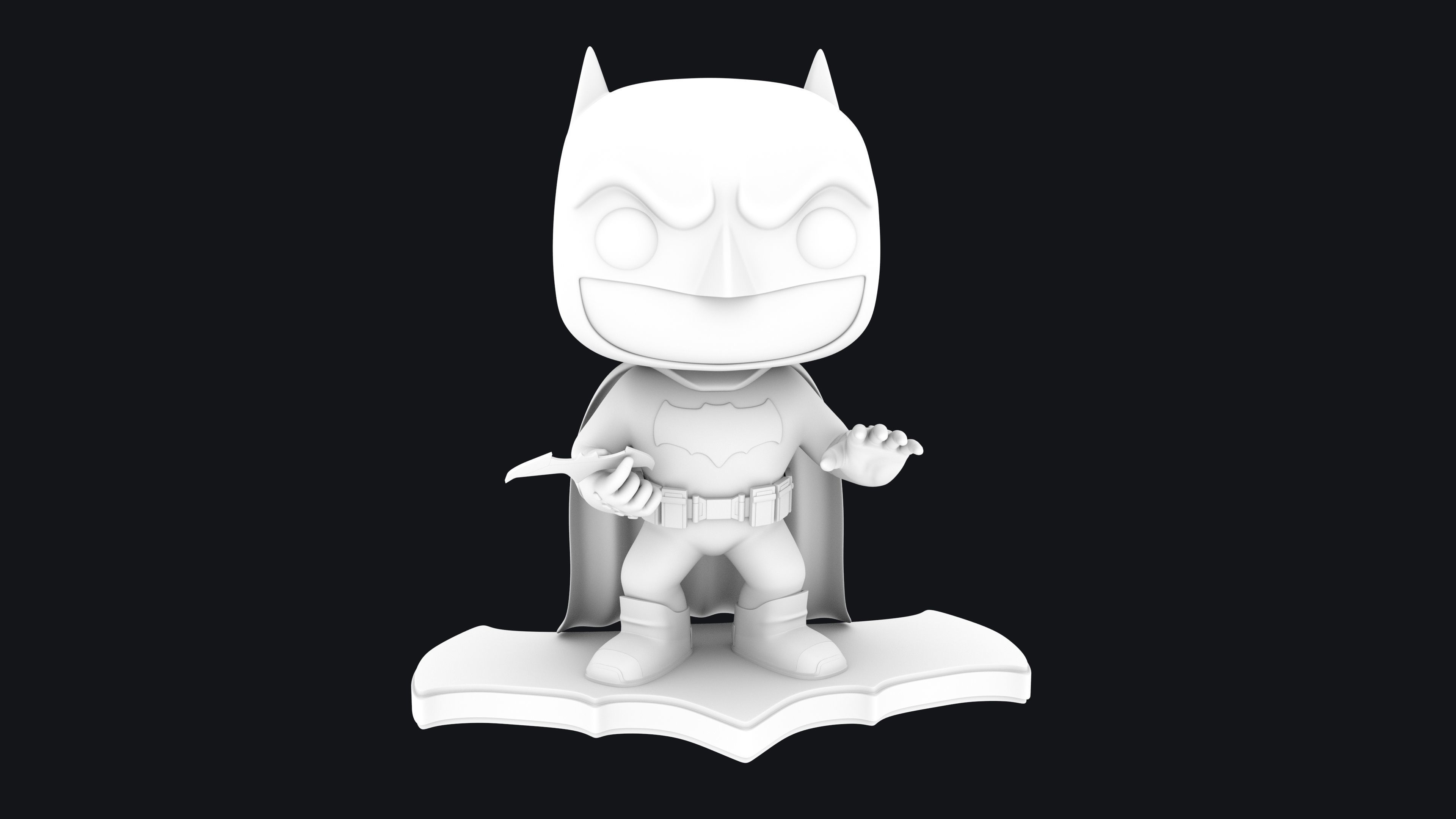 Funko Pop Vinyl DC BvS Batman 3D model | CGTrader