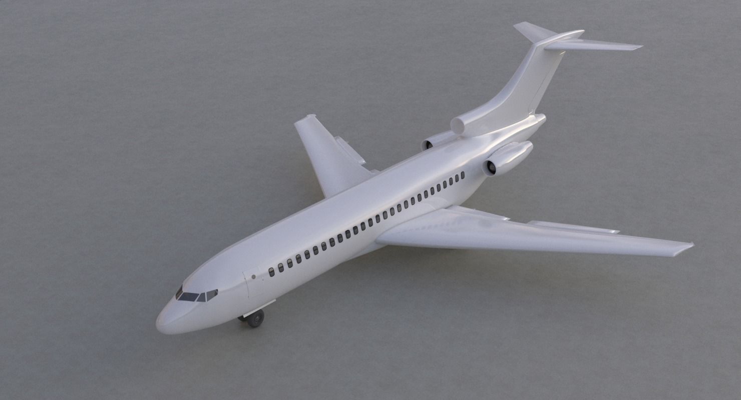 Boeing 727 3D model | CGTrader