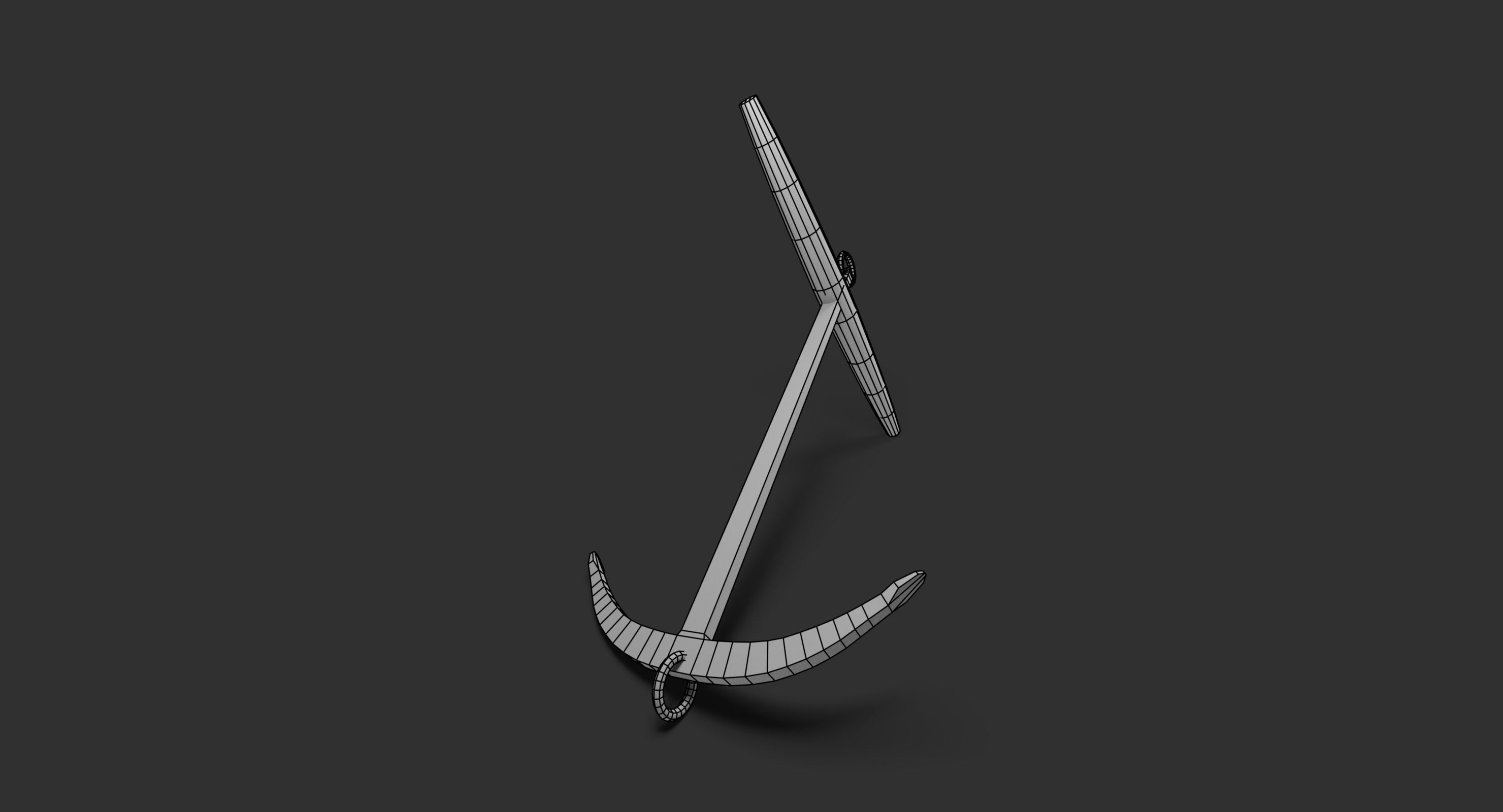 3D model Medieval Anchor VR / AR / low-poly | CGTrader