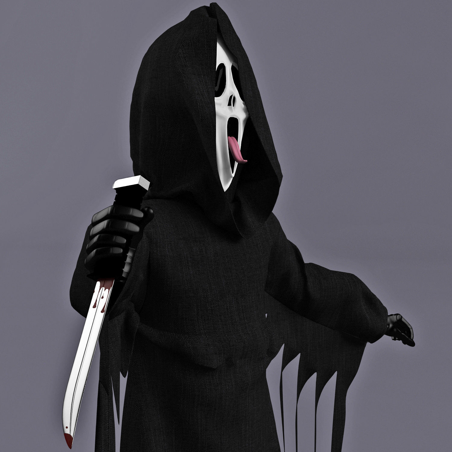 Character Ghost Face 3D model | CGTrader