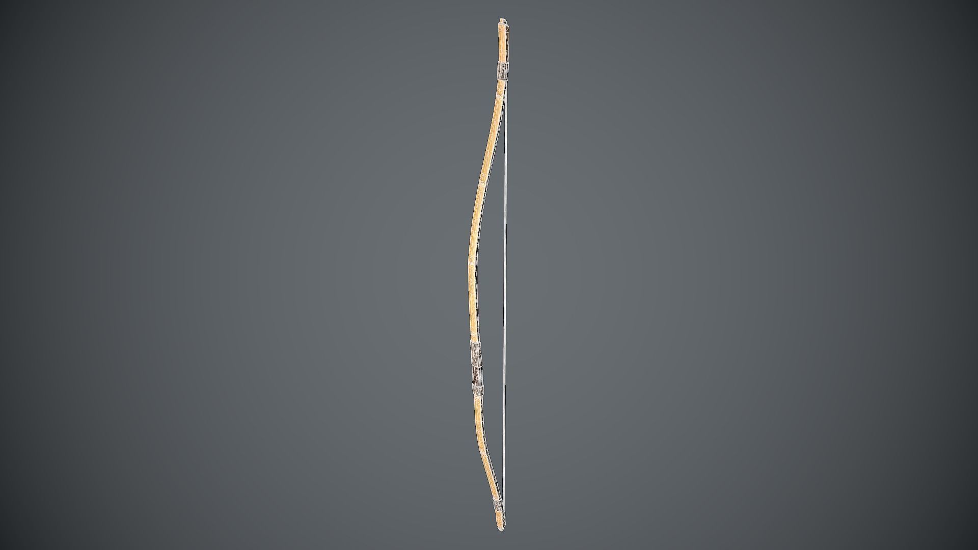 3D model Bow Japanese Yumi VR / AR / low-poly | CGTrader