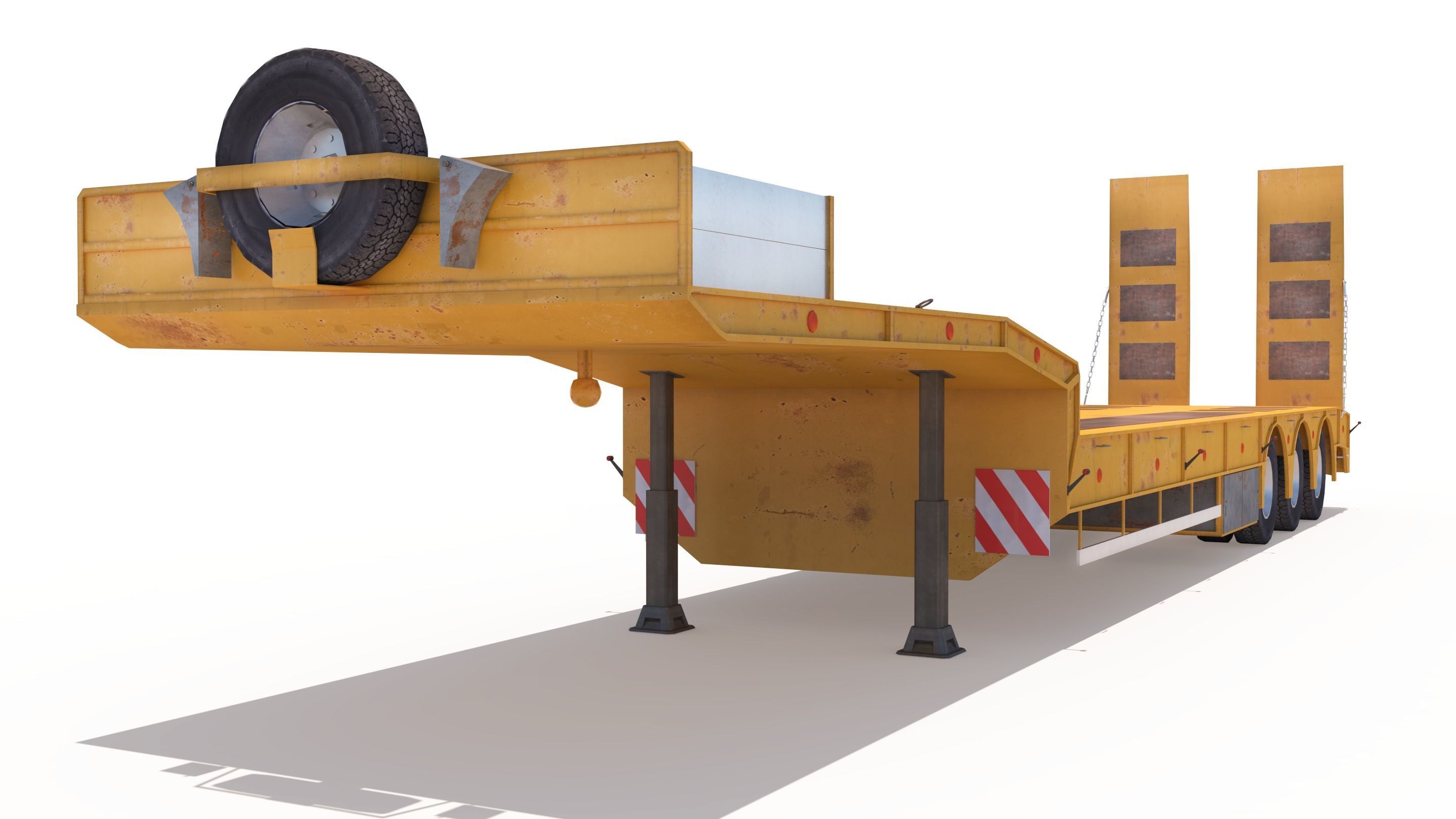 3D model Platform Trailer VR / AR / low-poly | CGTrader