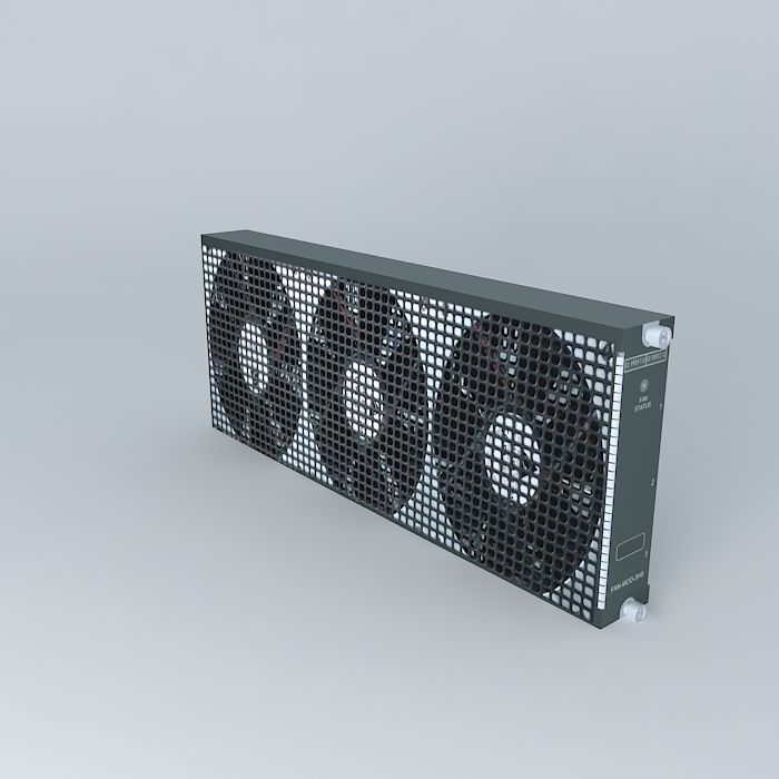 Cisco Fan Module for Catalyst 6503 Chassis 3D model | CGTrader