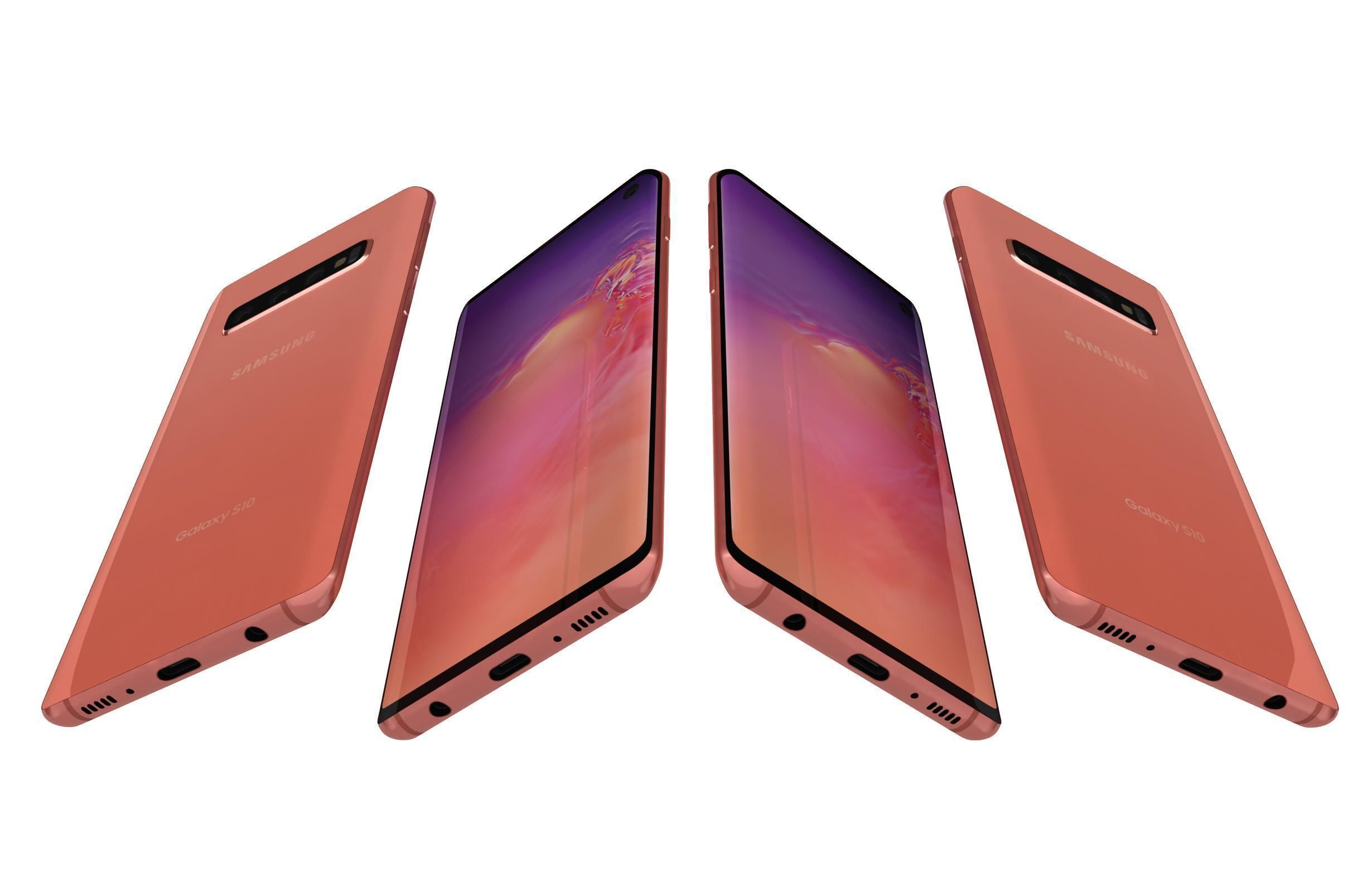 Samsung Galaxy S10 All Colors 3D model | CGTrader