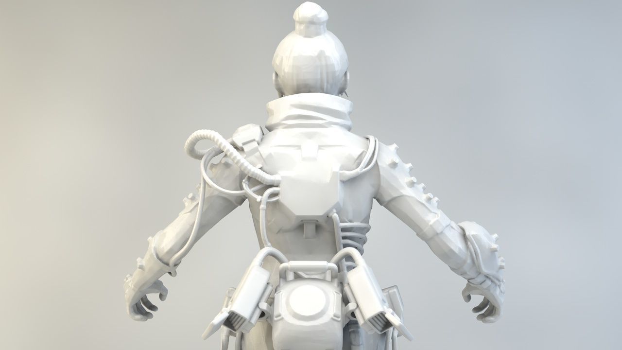 Quarantine 722 Wraith 3D Print only free 3D model 3D printable | CGTrader