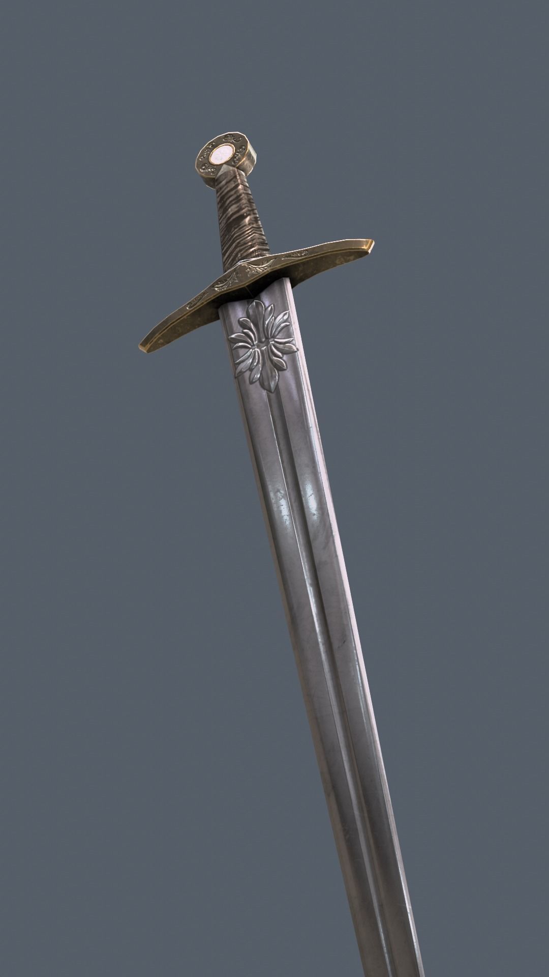 3D model Realistic Low Poly Medieval Sword VR / AR / low-poly | CGTrader