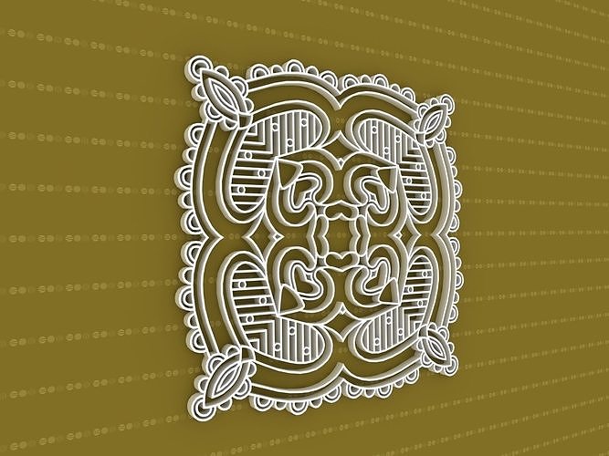 Mandala 3D model | CGTrader