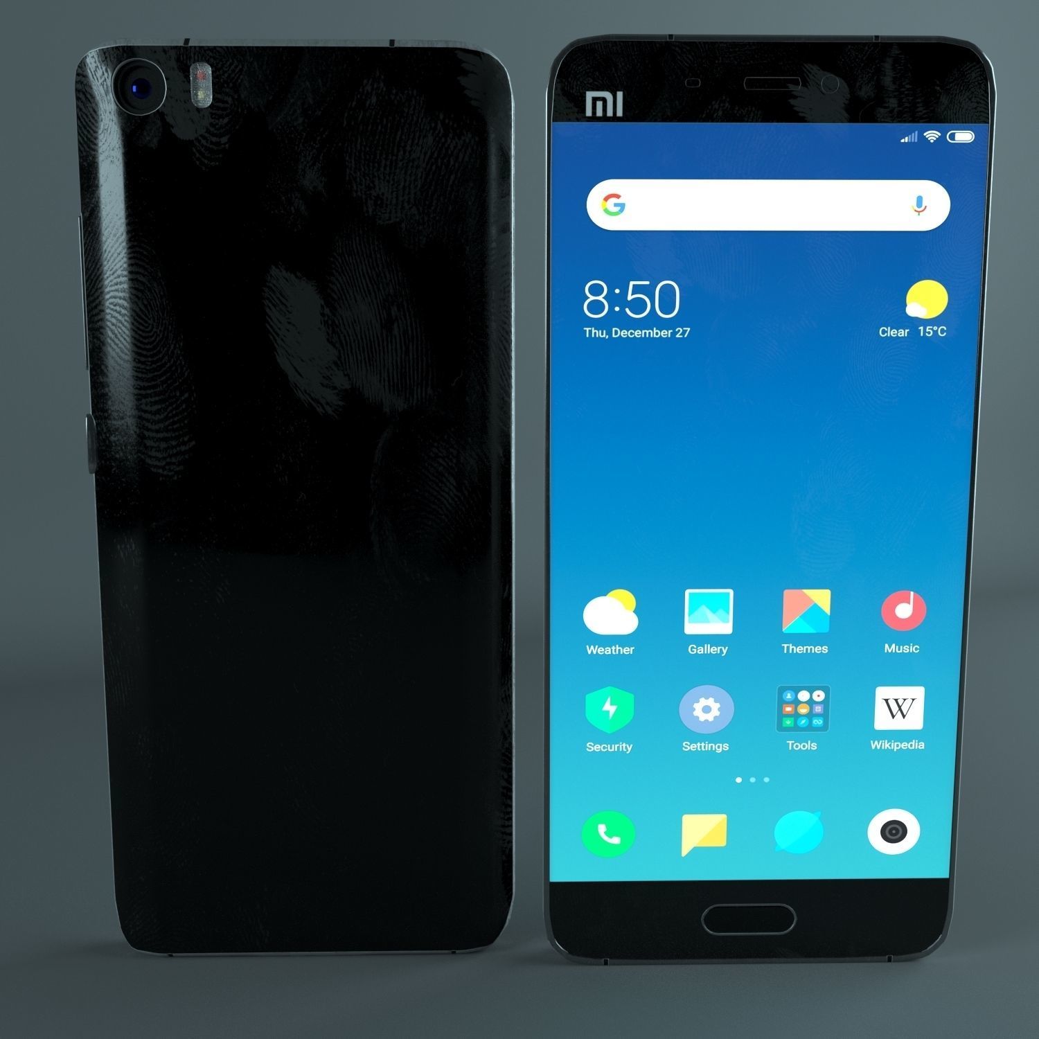 Xiaomi Mi5 free 3D model | CGTrader