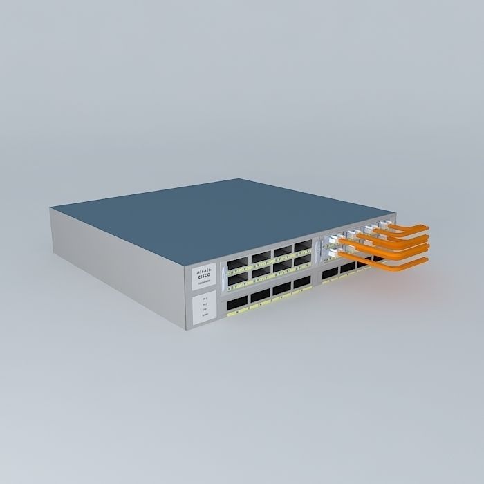 Cisco Top of Rack Catalyst 4900 3D model | CGTrader