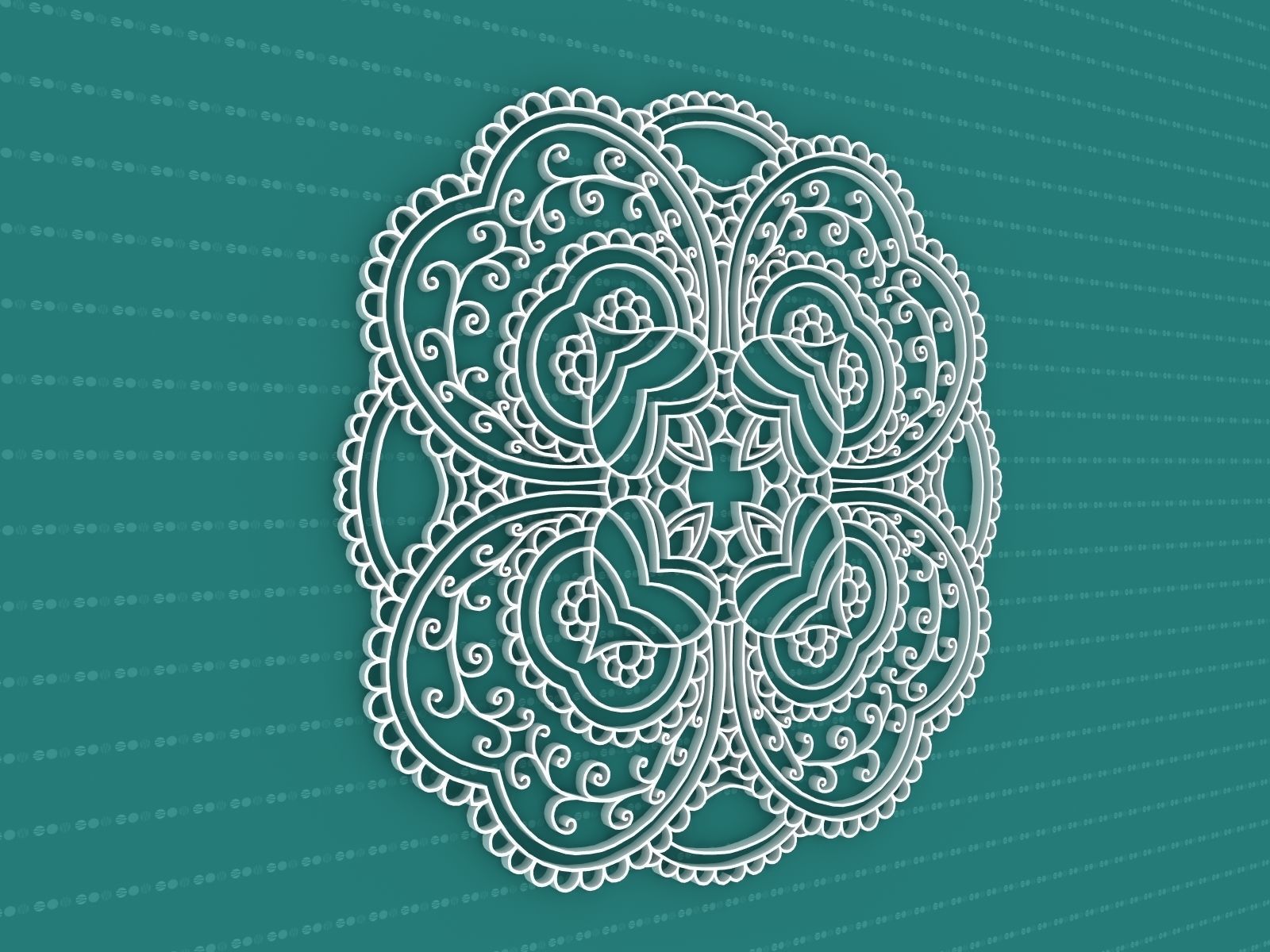Mandala 3D model | CGTrader
