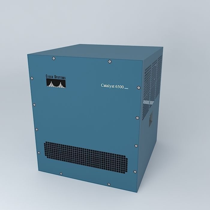 Cisco Catalyst 6506-E Chassis 3D model | CGTrader