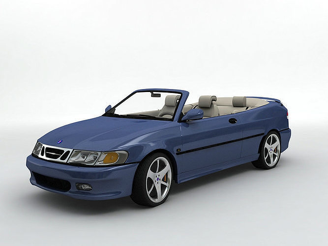 2000 SAAB 9-3 Convertible 3D model | CGTrader