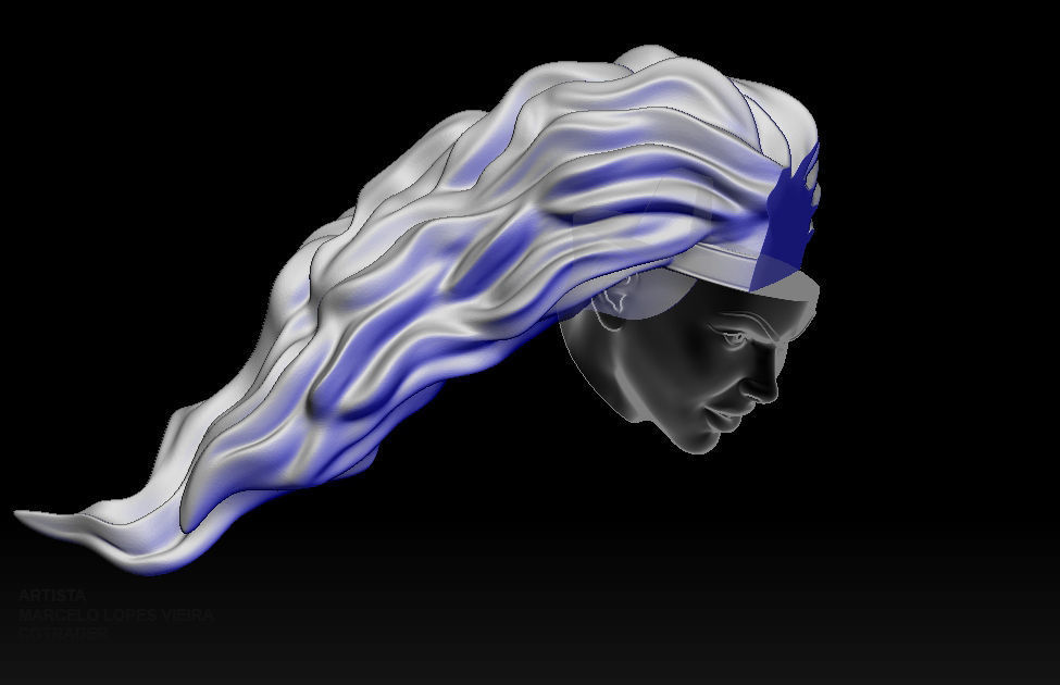 X-men Rogue 3D model 3D printable | CGTrader