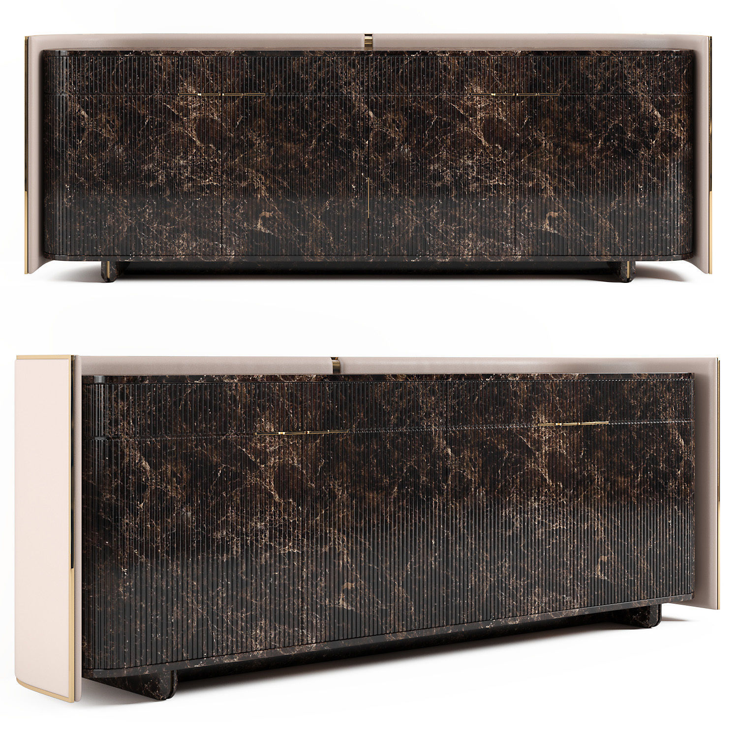 Turri ECLIPSE sideboard 3D model | CGTrader