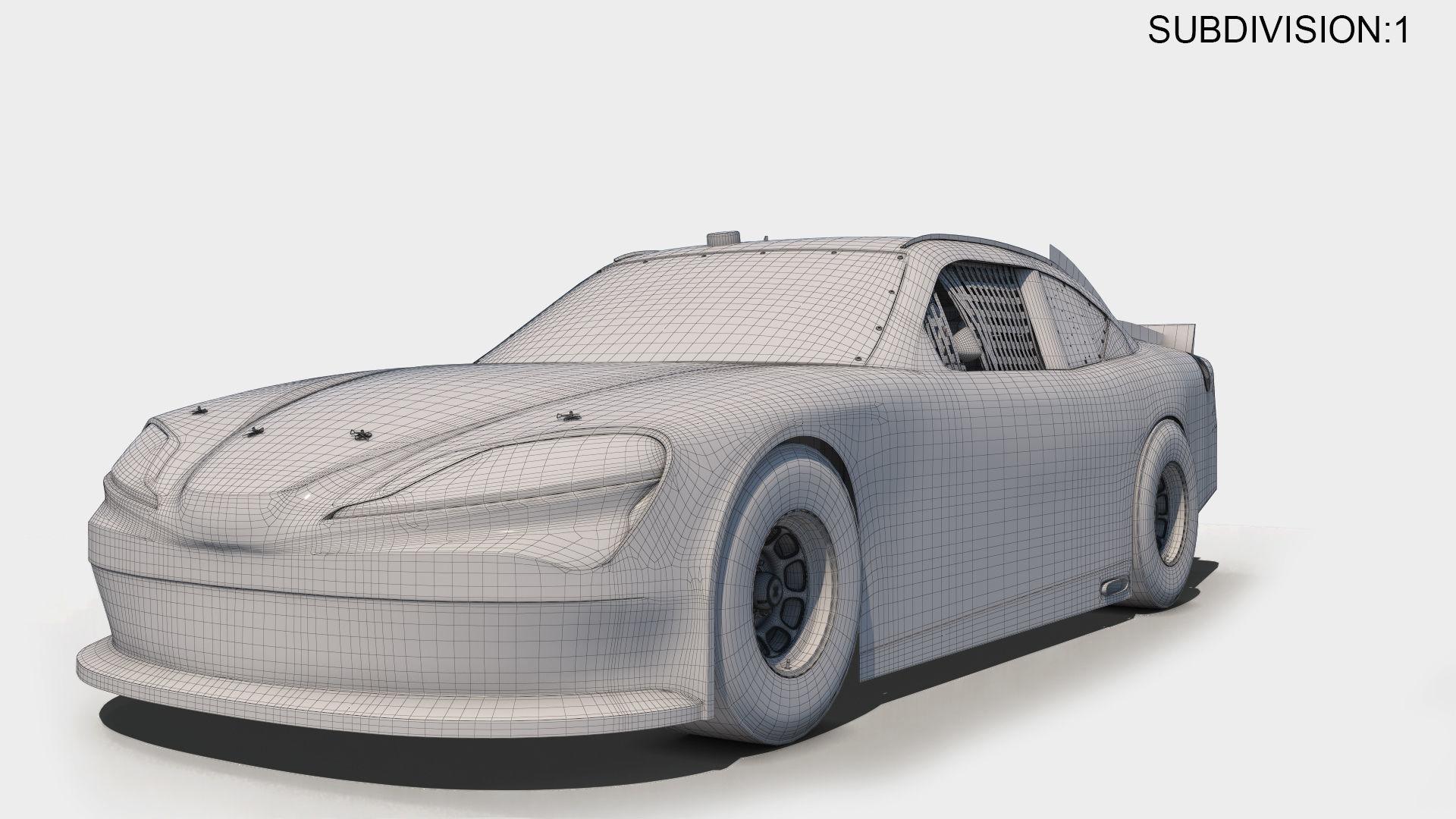 3D model Toyota Supra 2019 Nascar VR / AR / low-poly | CGTrader