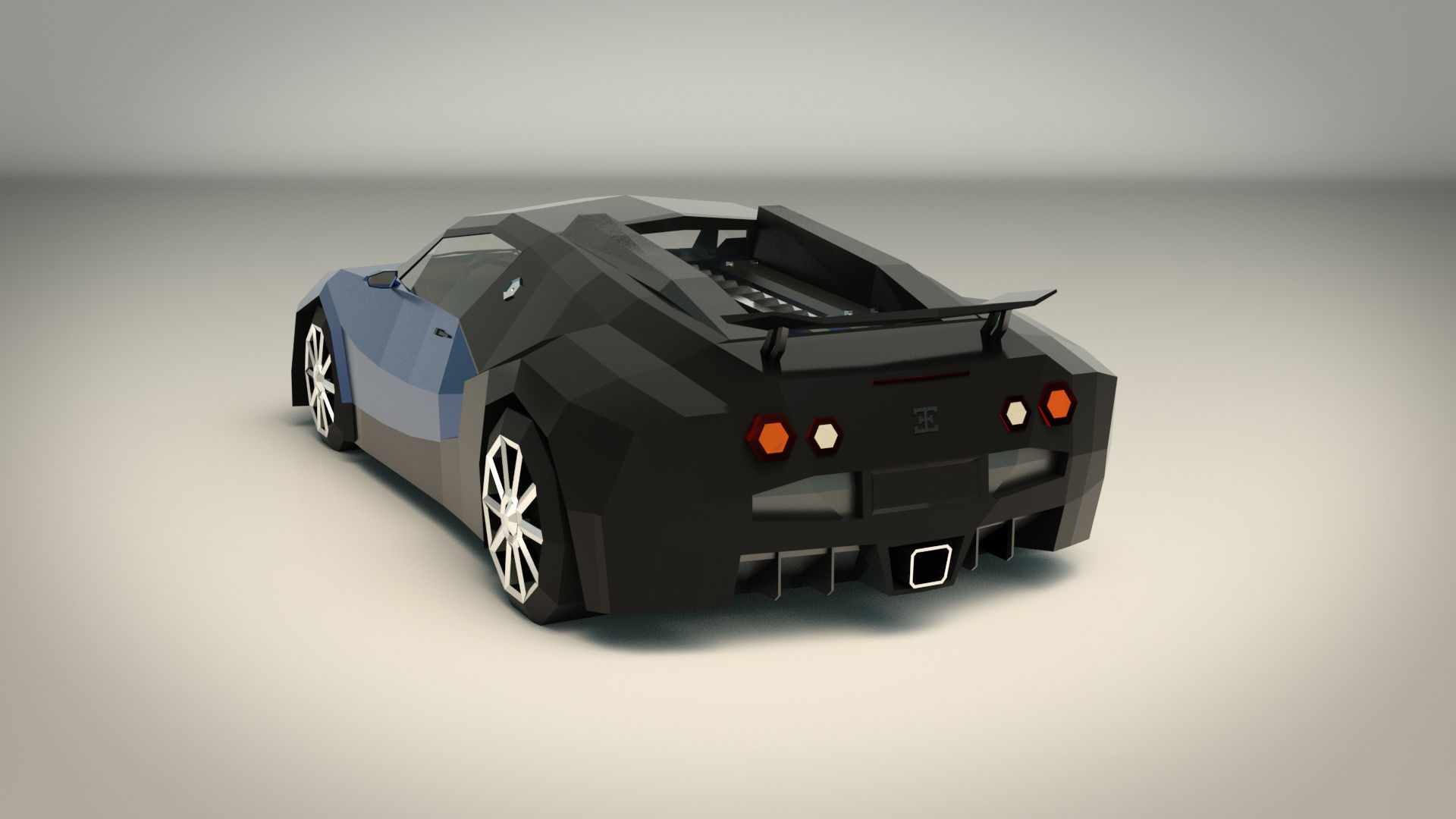 3D model Low Poly Sports Car 03 VR / AR / low-poly | CGTrader