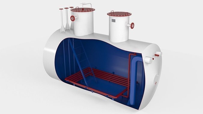 EPP 20-2400 Storage tank 3D model | CGTrader