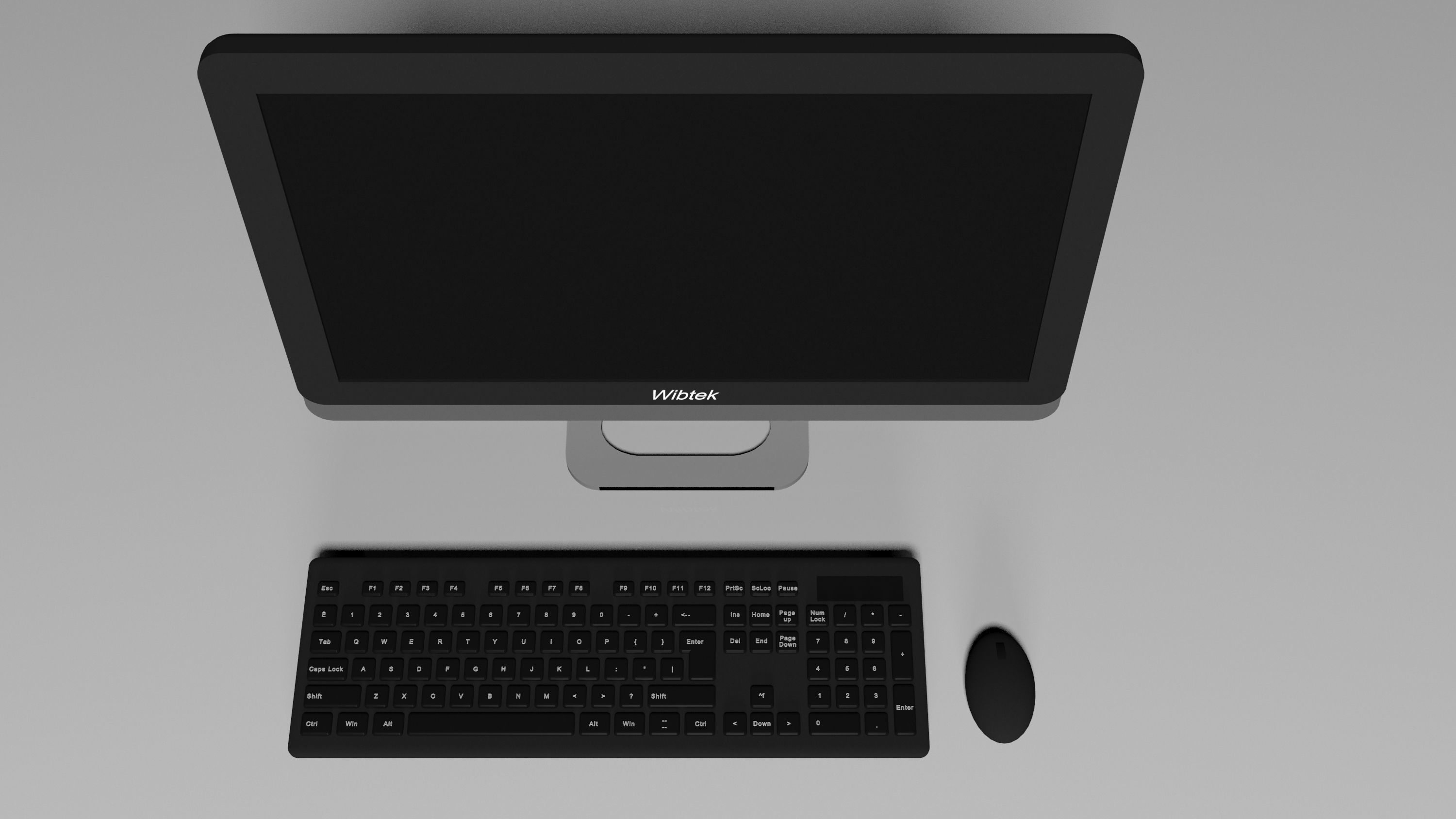 Monoblock computer 3D model | CGTrader