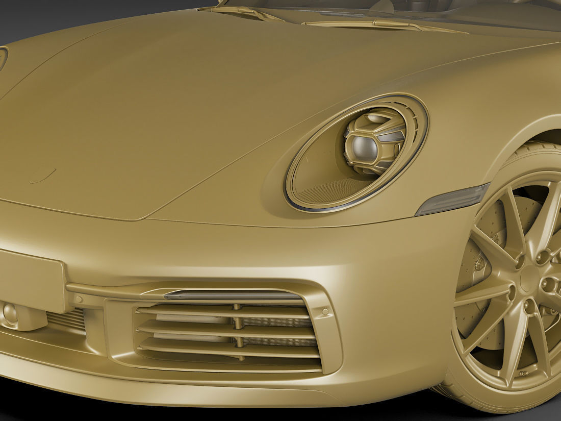 Porsche 911 992 Coupe 2019 3D model | CGTrader