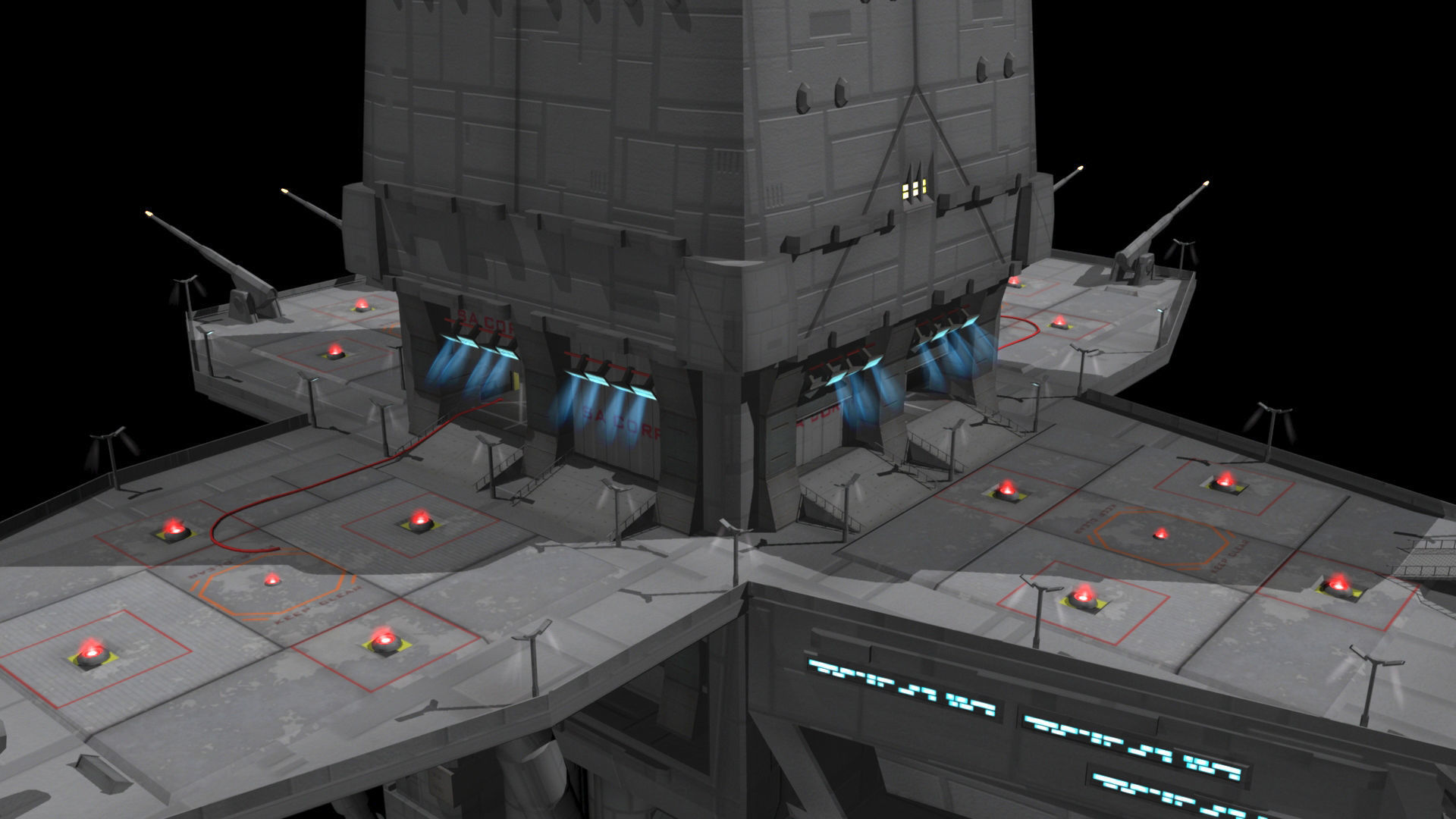 3D model Planet Base VR / AR / low-poly | CGTrader