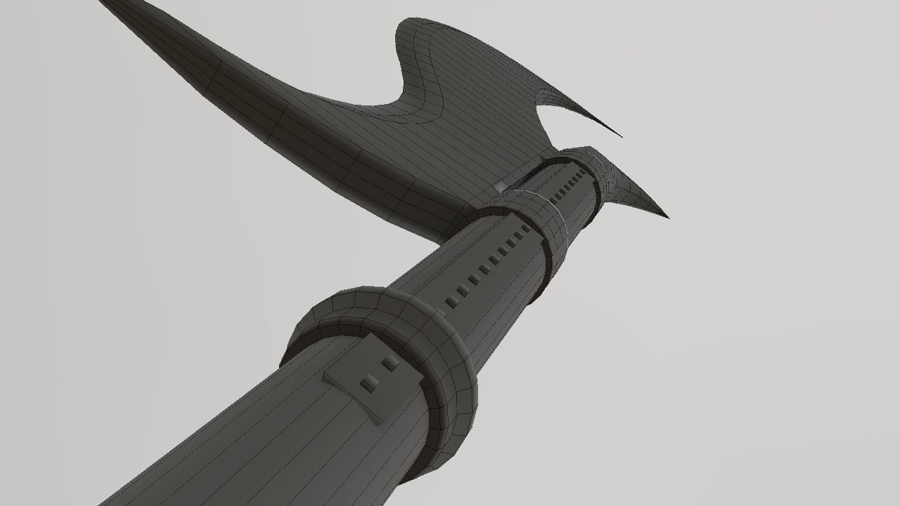 3D model Medieval Bardiche VR / AR / low-poly | CGTrader