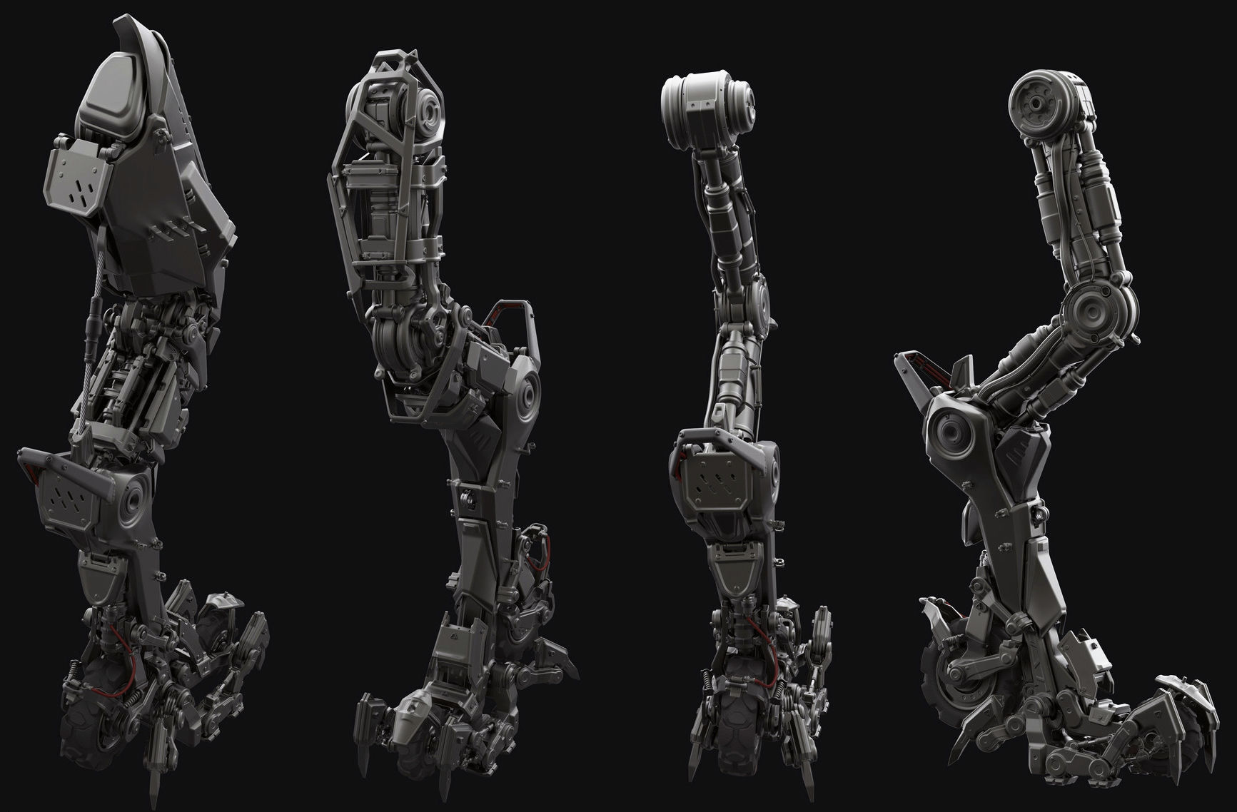 Highpoly Battle Mech 3D model | CGTrader
